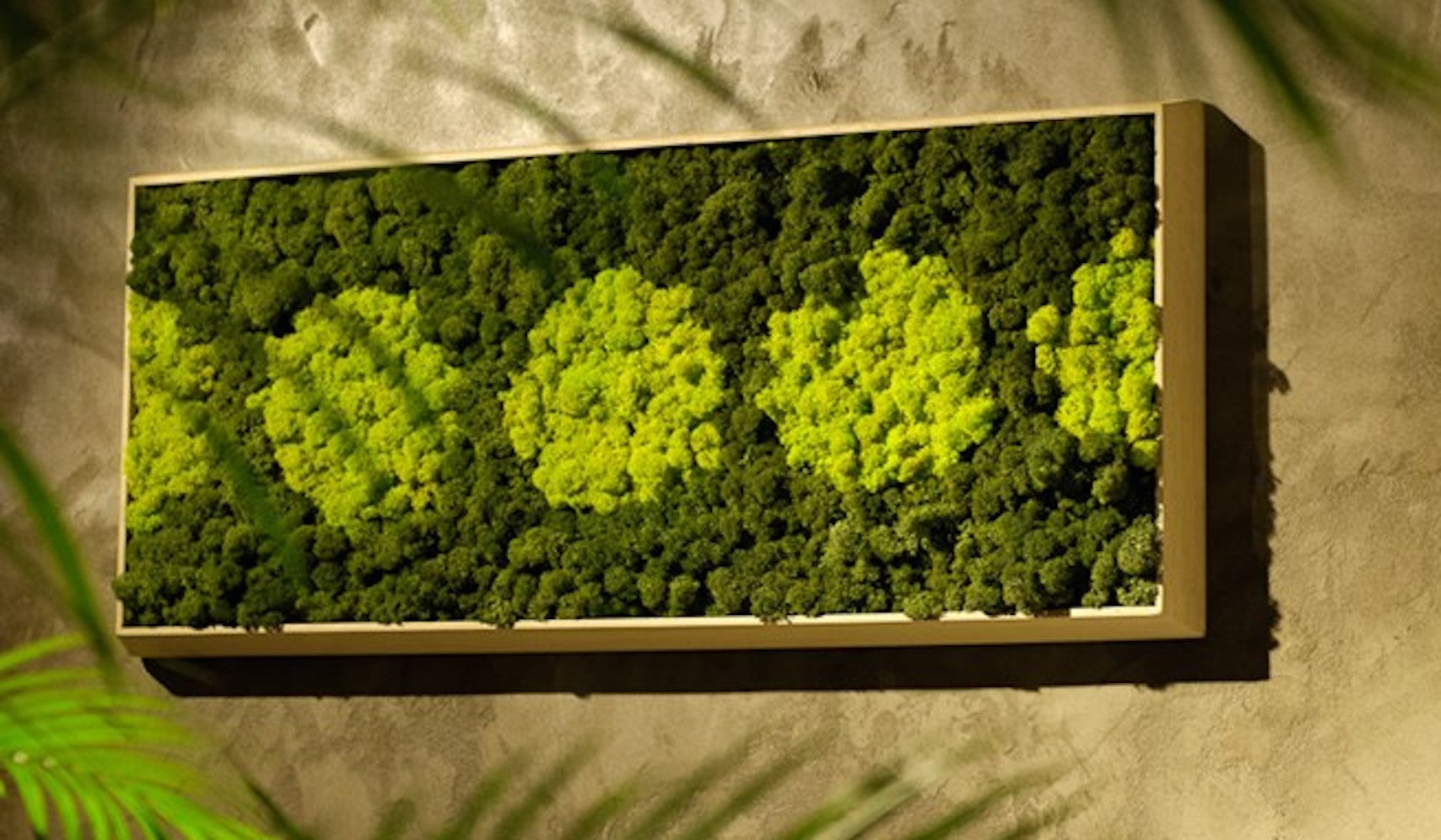 Panou cu licheni stabilizati verde si lime, pret atractiv – Atelier ...